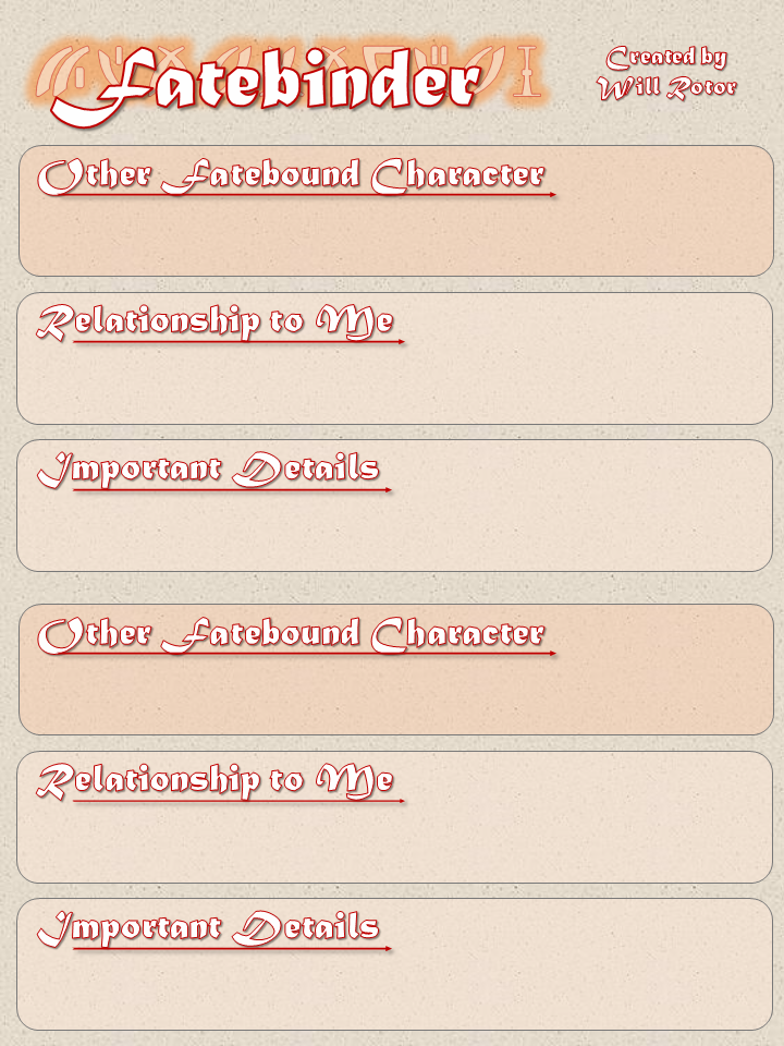 Fatebinder | GM Binder