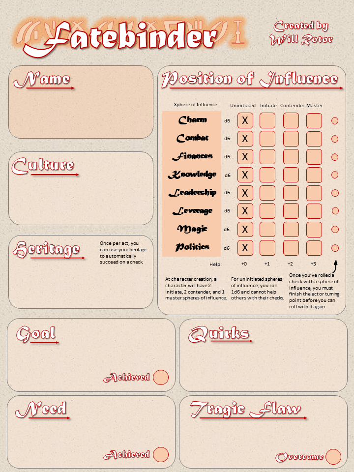 Fatebinder | GM Binder