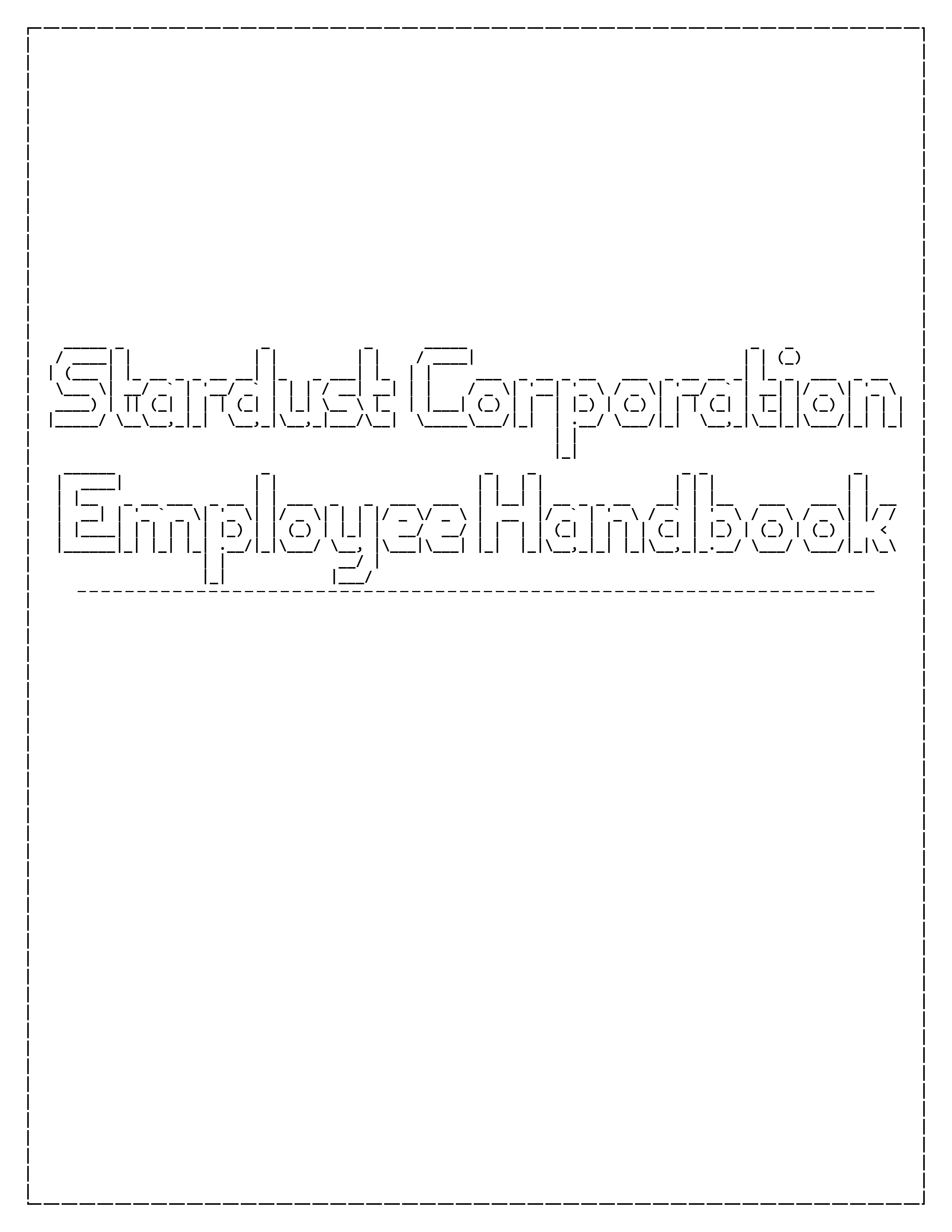 Stardust Corporation Employee Handbook | GM Binder