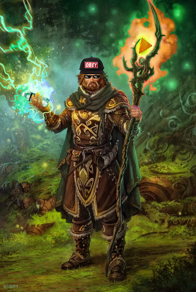 Human Druid Art